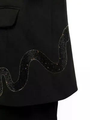 Zadig&Voltaire Vanille Crystal-embellished Blazer
