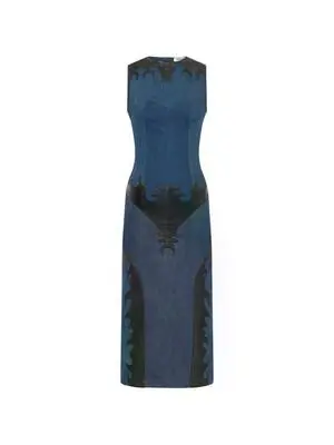 Marine Serre Round Neck Cocktail Dresses