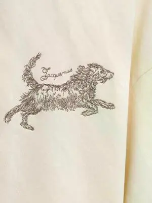 Jacquemus The Rita Dog-embroidered T-shirt