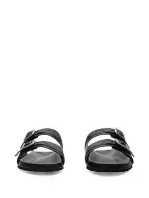 Burberry Leather Urchin Sandals - Black