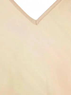 Isabel Marant Étoile Nevana V-neck Maxi Dress In Beige Satin - Neutrals