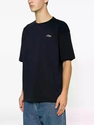 Drole De Monsieur Logo-embroidered T-shirt