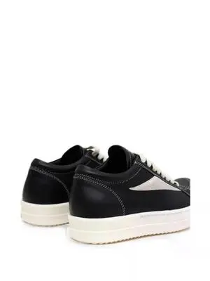 Rick Owens Contrast-stitched Low-top Sneakers