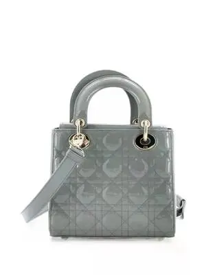 Dior Lady Small Satchel Bag - Grey