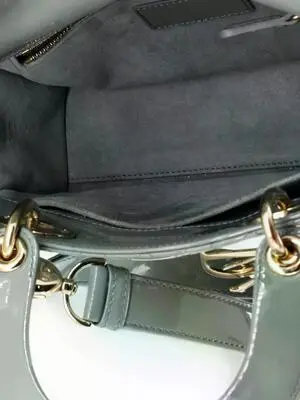Dior Lady Small Satchel Bag - Grey