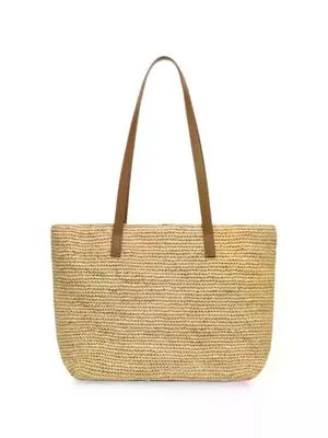 MC2 SAINT BARTH Raffia Shoulder Bag - Neutrals