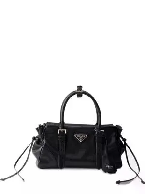 Prada Karin Small Leather Bag - Black