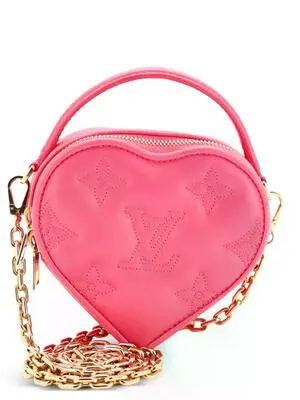 LOUIS VUITTON Bubblegram Pop My Heart Pouch Bag - Pink