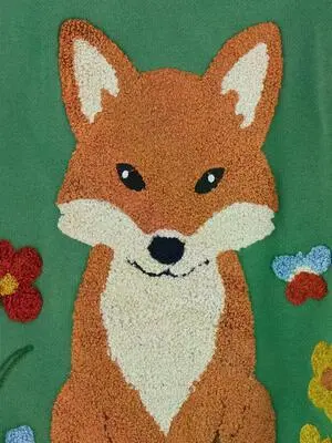 FOUND Embroidered Wildlife Hoodie