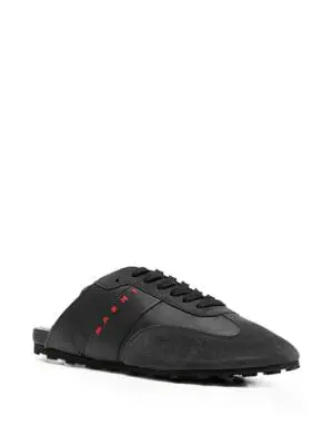 Marni Softy Socce Logo-print Leather Sneakers