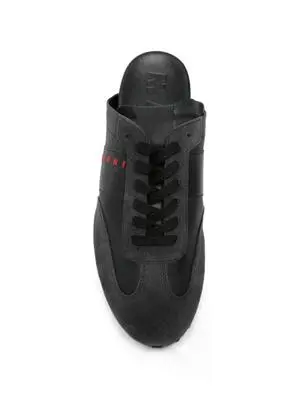 Marni Softy Socce Logo-print Leather Sneakers