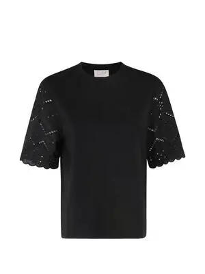 MC2 SAINT BARTH Maisa Scallop-edge T-shirt