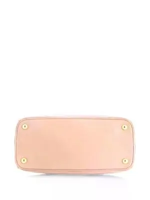 Prada Saffiano Leather Galleria Double Zip Tote Bag - Neutrals
