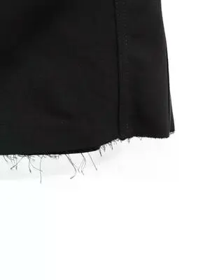 Rick Owens Strapless Raw Hem Top