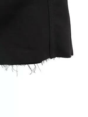 Rick Owens Strapless Raw Hem Top