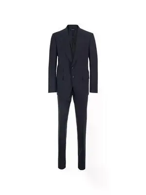 TOM FORD Shelton Peak-lapel Single-breasted Suit - Blue