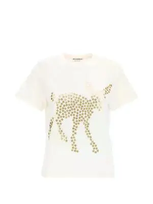 JW Anderson Star Print T-shirt - Neutrals