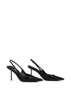 LE SILLA Amelia Silk-satin Pumps - Black