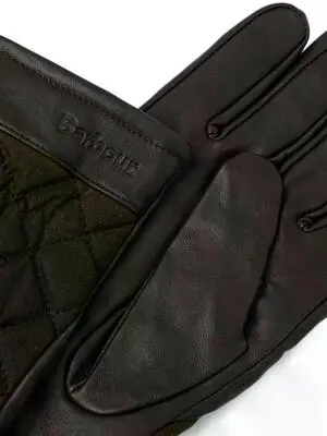 Barbour Quilted Leather Gloves