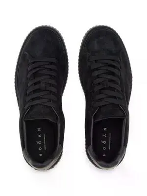 Hogan Perforated Suede Sneakers