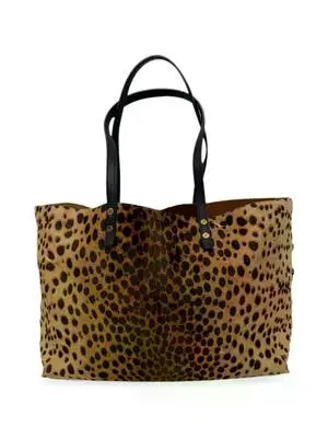 Chloé Leopard-print Calf Hair Tote Bag - Neutrals