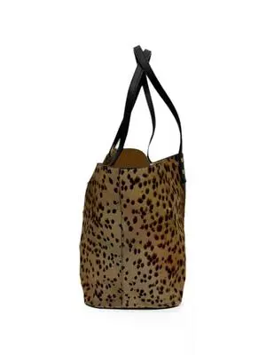 Chloé Leopard-print Calf Hair Tote Bag