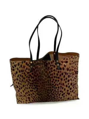 Chloé Leopard-print Calf Hair Tote Bag