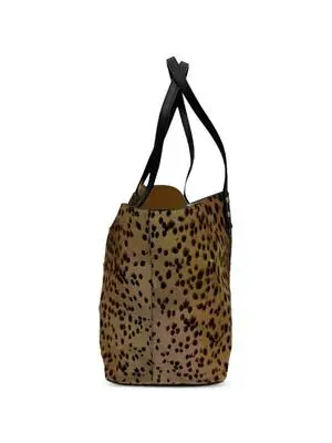 Chloé Leopard-print Calf Hair Tote Bag
