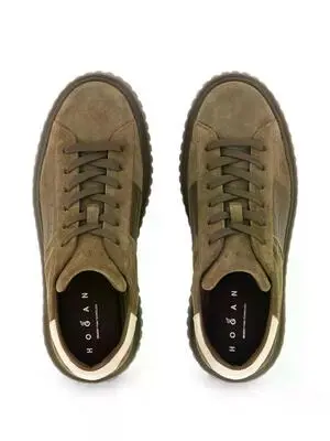 Hogan H-stripes Suede Sneakers