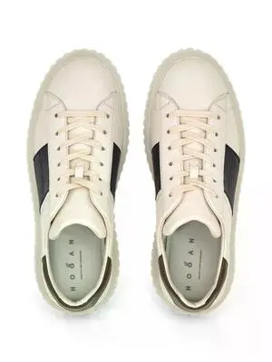 Hogan H-stripes Nappa Leather Sneakers