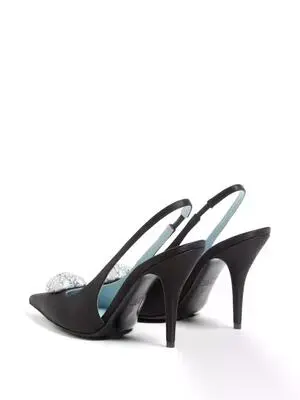 Valentino Garavani Coeur Royal Slingback Pumps - Black