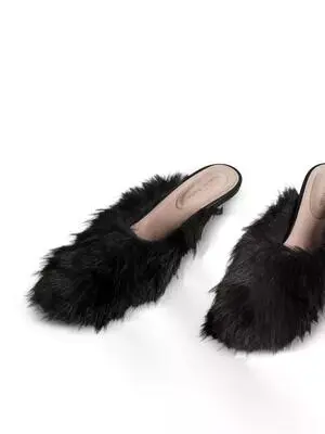 Simone Rocha Faux-fur Stiletto Mules