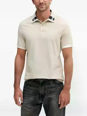 Barbour Callington Check-pattern Polo Shirt - Neutrals