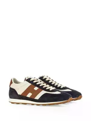 Hogan Athletic Suede And Nappa Leather Sneakers
