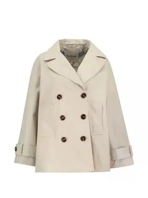 Barbour Maisy Double-breasted Coat - Neutrals