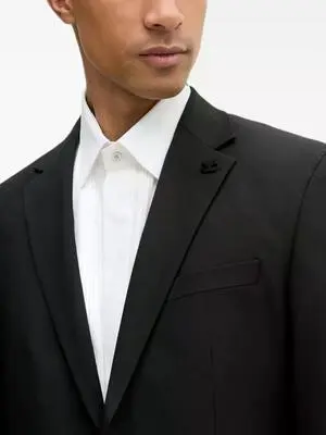 Karl Lagerfeld Logo-plaque Single-breasted Blazer