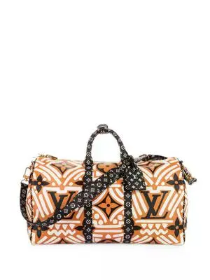 LOUIS VUITTON Crafty Collection Keepall Travel Bag