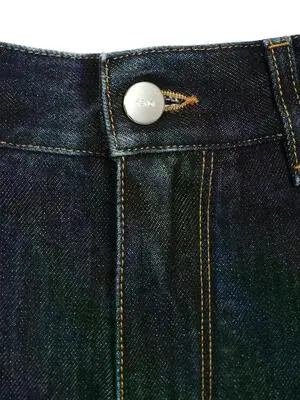 Fendi Straight-leg Jeans With Contrast Stitching