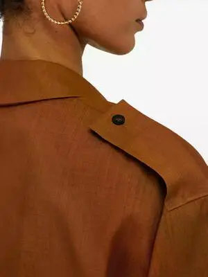 FERRAGAMO Virgin Wool Deconstructed Blazer