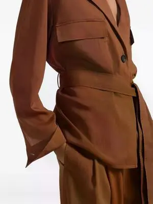 FERRAGAMO Virgin Wool Deconstructed Blazer