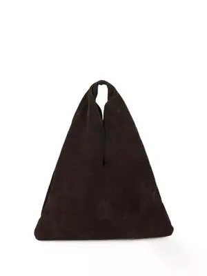 Manebí Suede Slouchy Shoulder Bag - Brown