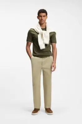 BOSS Slim-fit Cotton T-shirt With Crew Neck