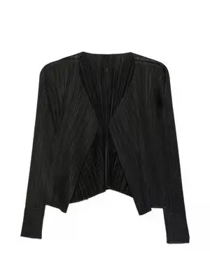 Issey Miyake Open-front Cardigan - Black
