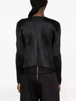 Issey Miyake Open-front Cardigan - Black