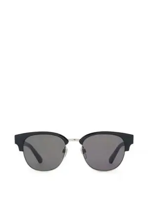 Burberry Round Frame Sunglasses - Black