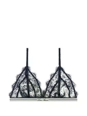 Love Stories Love Lace-trim Bralette - Blue