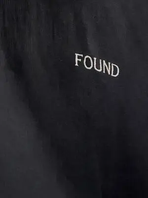 FOUND Stitched-border Distressed Hoodie