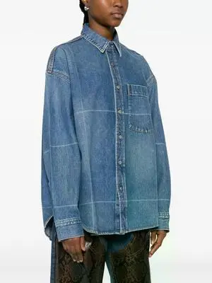 Alexander Wang Foldline Denim Shirt