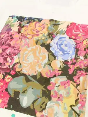 LOUIS VUITTON Flower-print Cotton T-shirt