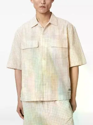 ALLSAINTS Rockland Gingham-check Short-sleeve Shirt
